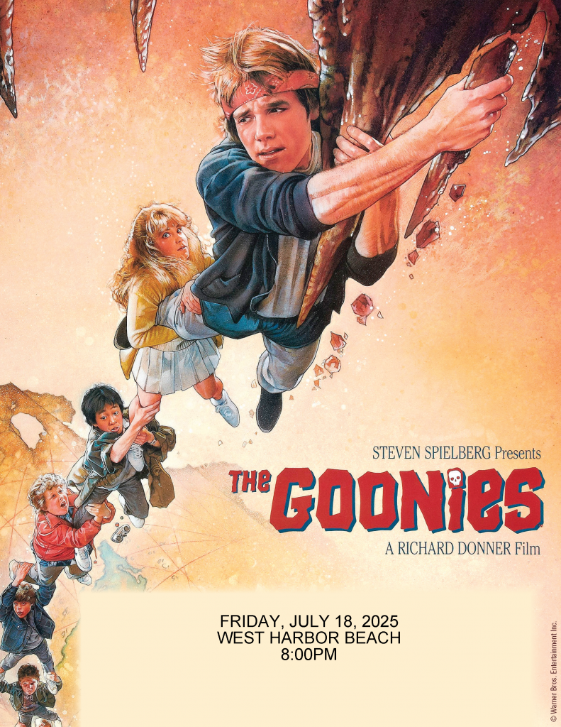 Outdoor Movie at West Harbor Beach "The Goonies" - Village of Bayville NY